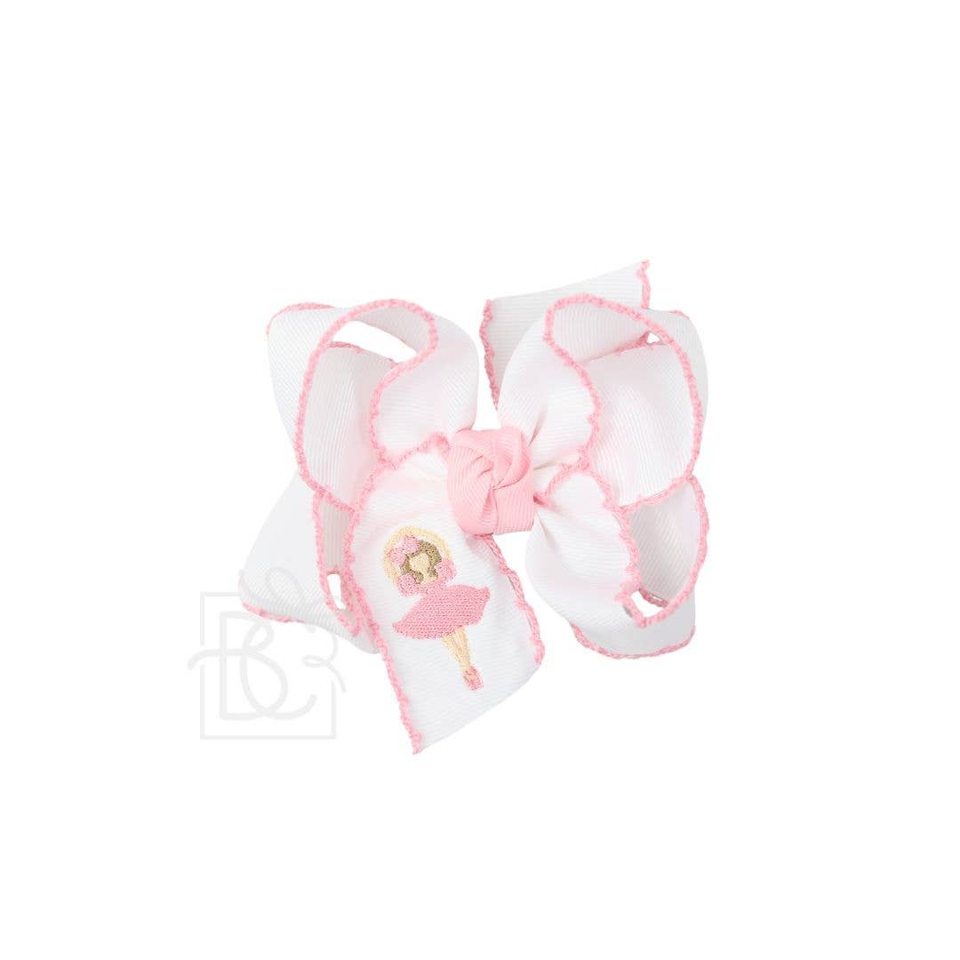 Crochet Edge Embroidered Bow - Nutcracker Ballerina – Toads & Teacups ...