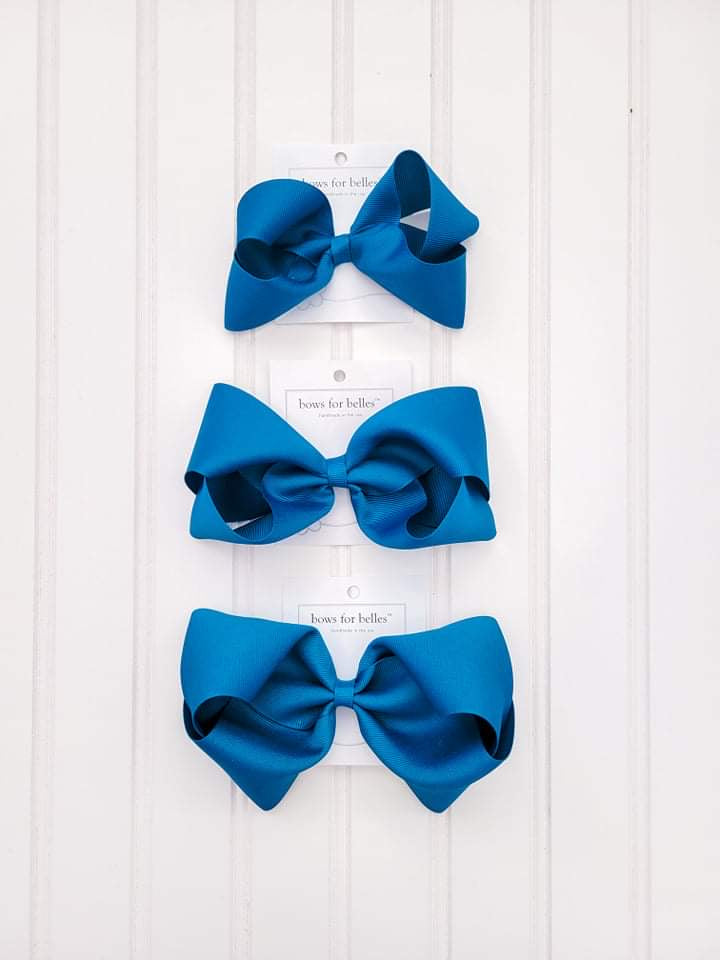 Traditional Bow - Deep Teal – Toads & Teacups Children's Shop