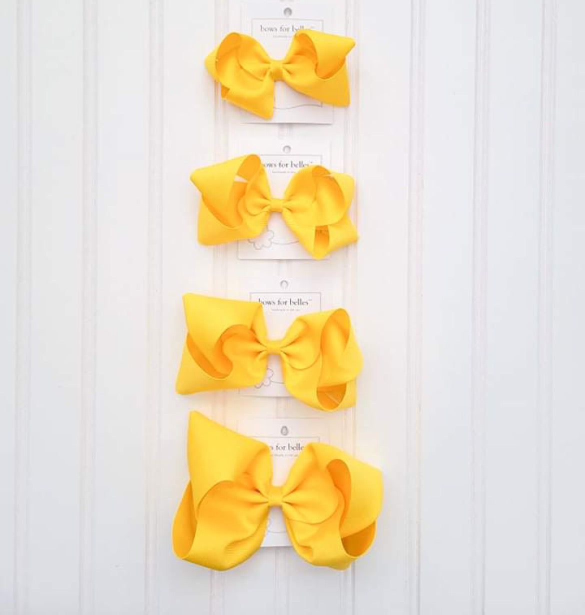 Traditional Bow - Yellow – Toads & Teacups Children's Shop